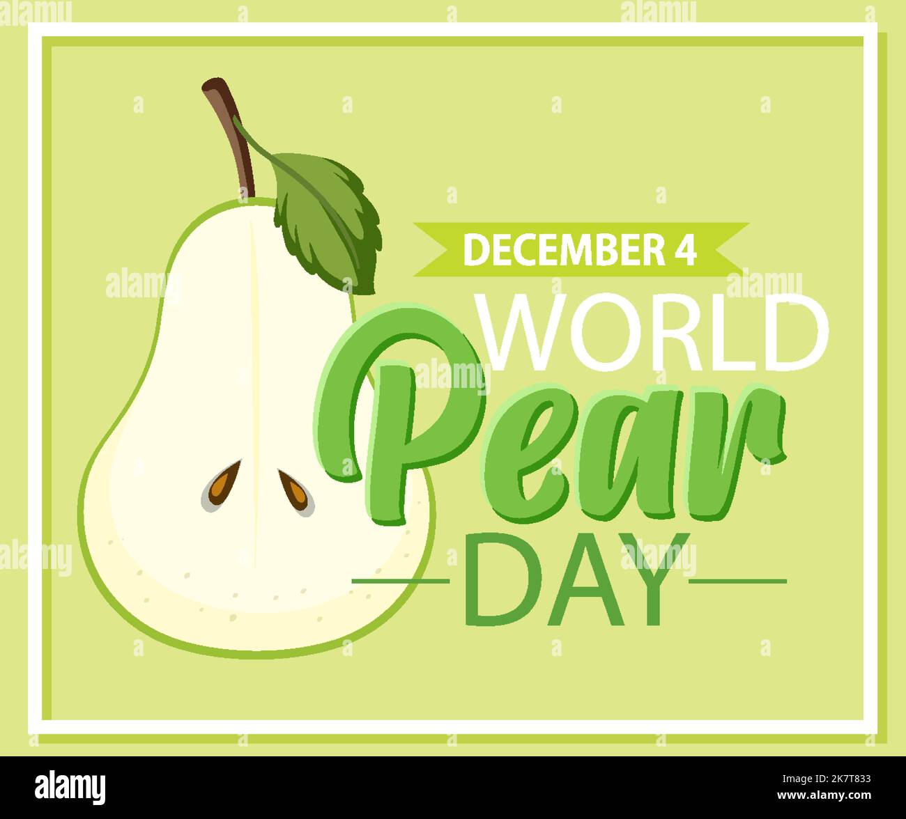 World pear day postr template illustration Stock Vector Image & Art - Alamy