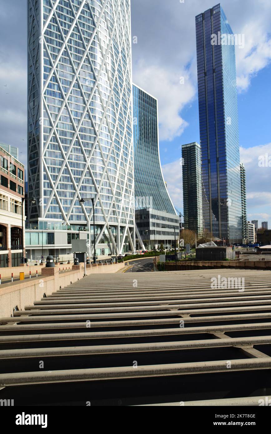 London: Canary Wharf: Modern Architecture Stock Photo - Alamy
