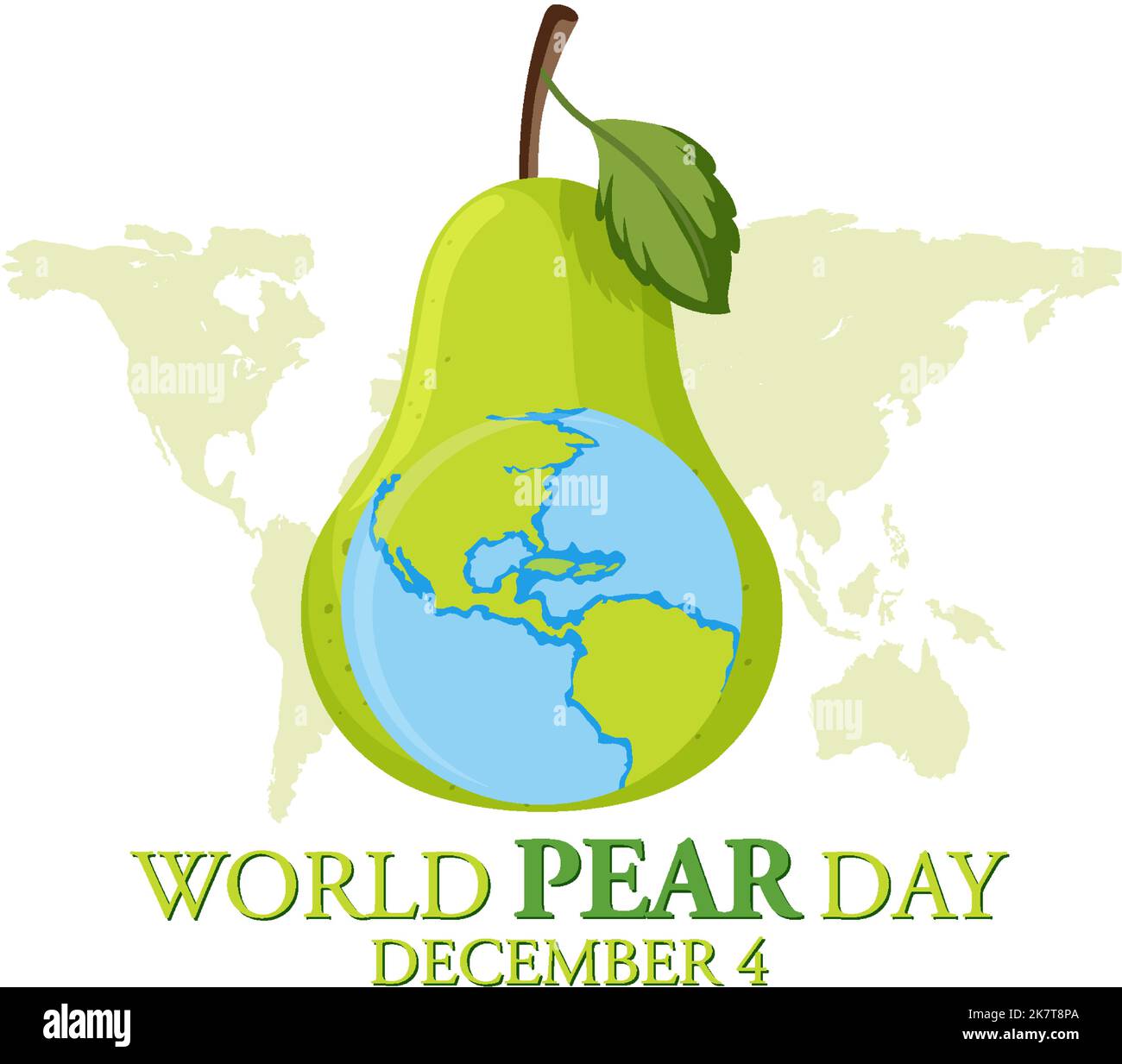 World Pear Day Poster Design illustration Stock Vector Image & Art - Alamy