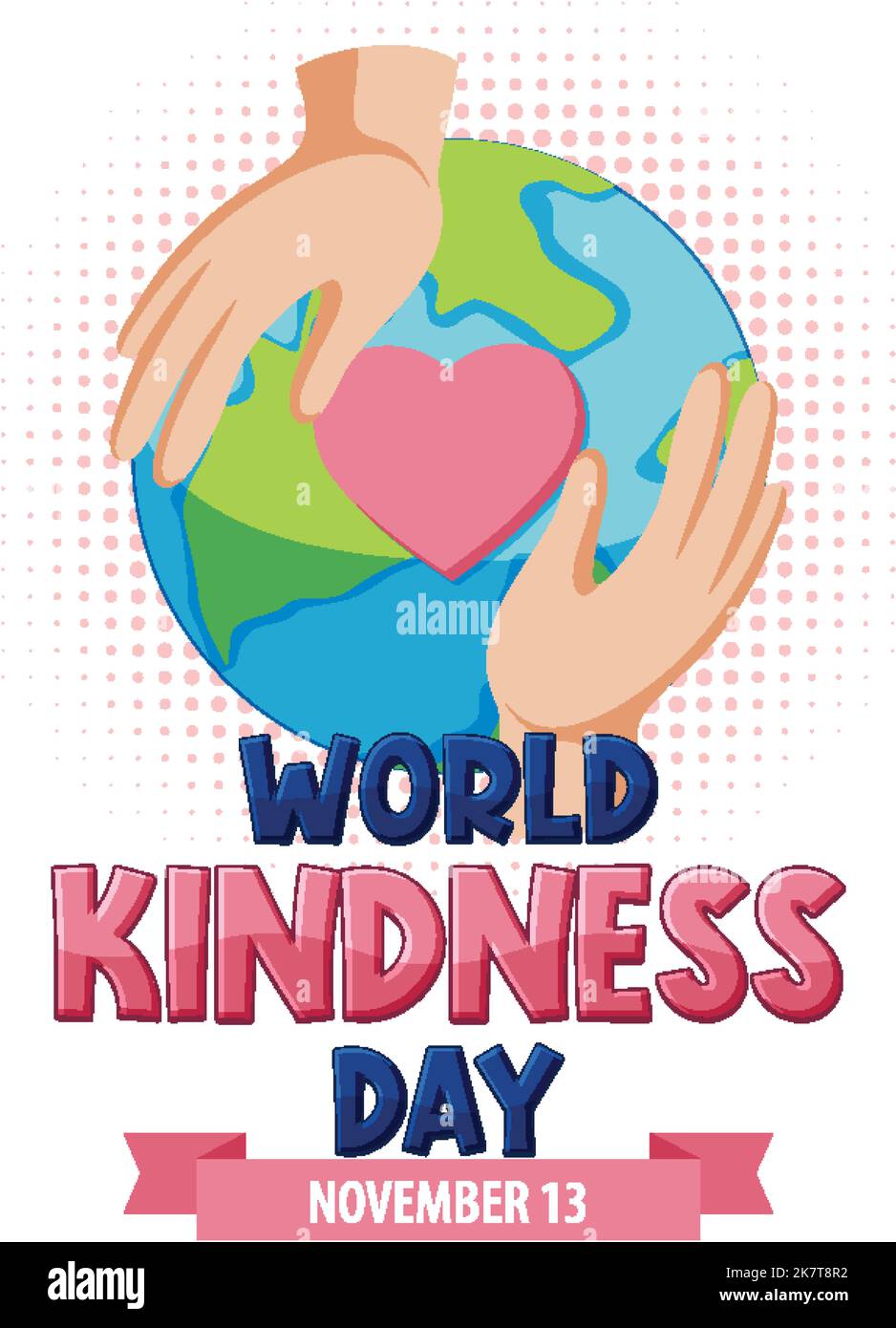 World Kindness Day Logo Concept illustration Stock Vector Image & Art ...