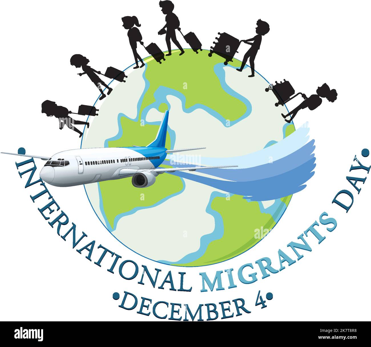 International Migrants Day Banner Design illustration Stock Vector ...