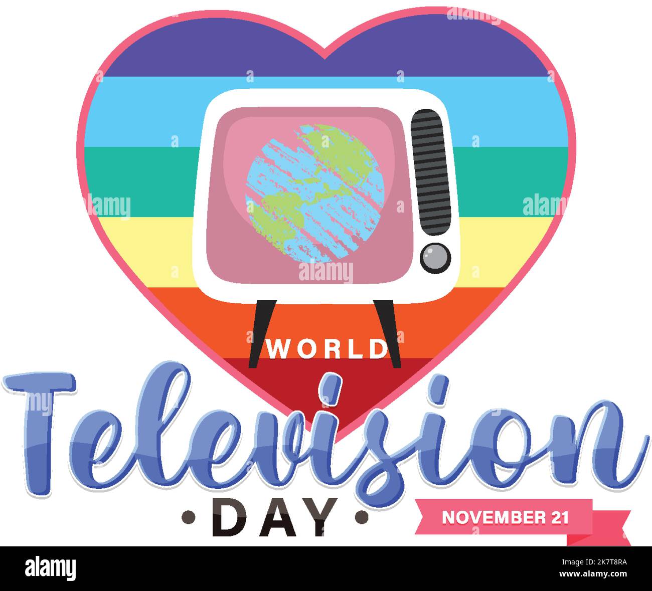 World television day poster design illustration Stock Vector Image ...
