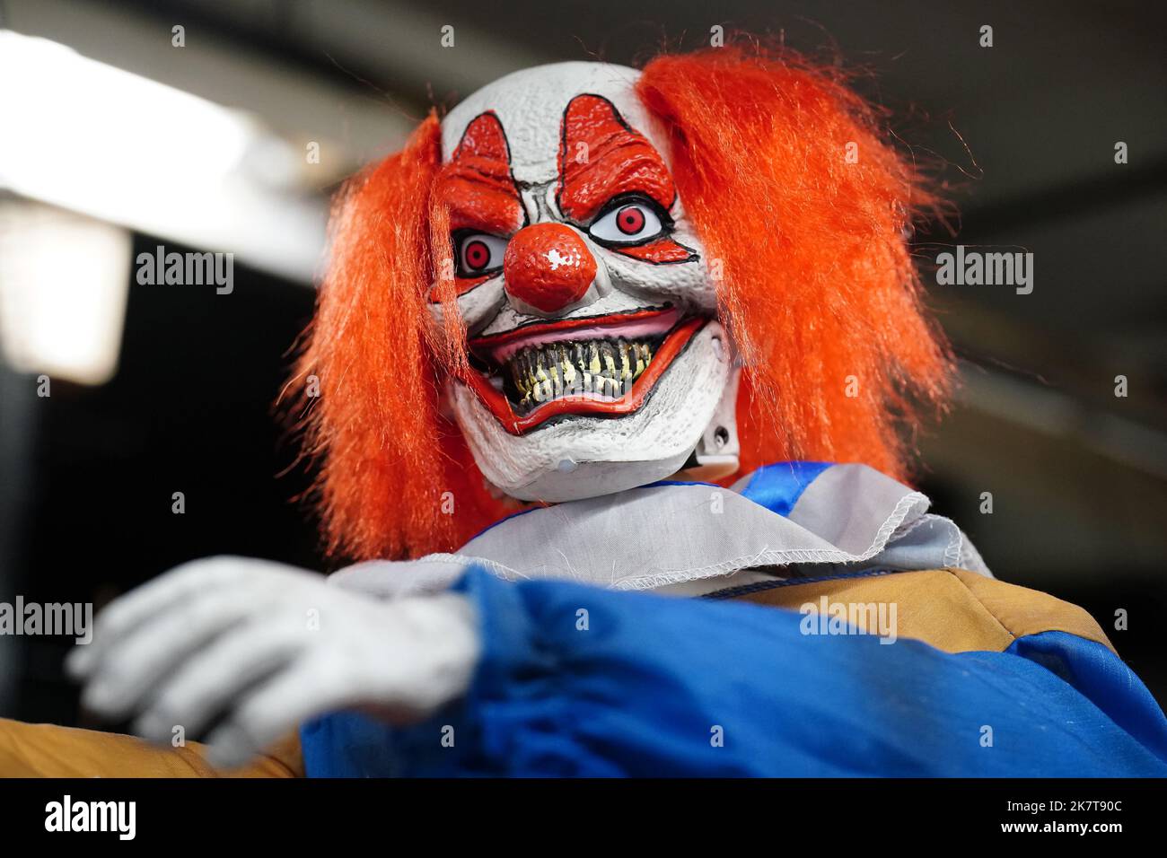 St. Louis, United States. 18th Oct, 2022. Scary looking clowns are on ...