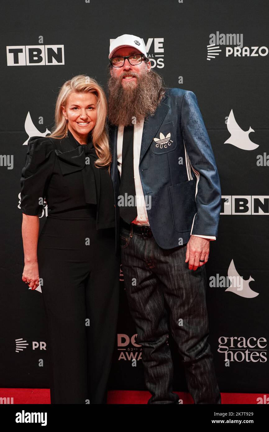 Nashville, Tennessee, USA, October 18, 2022. David Crowder and his wife ...