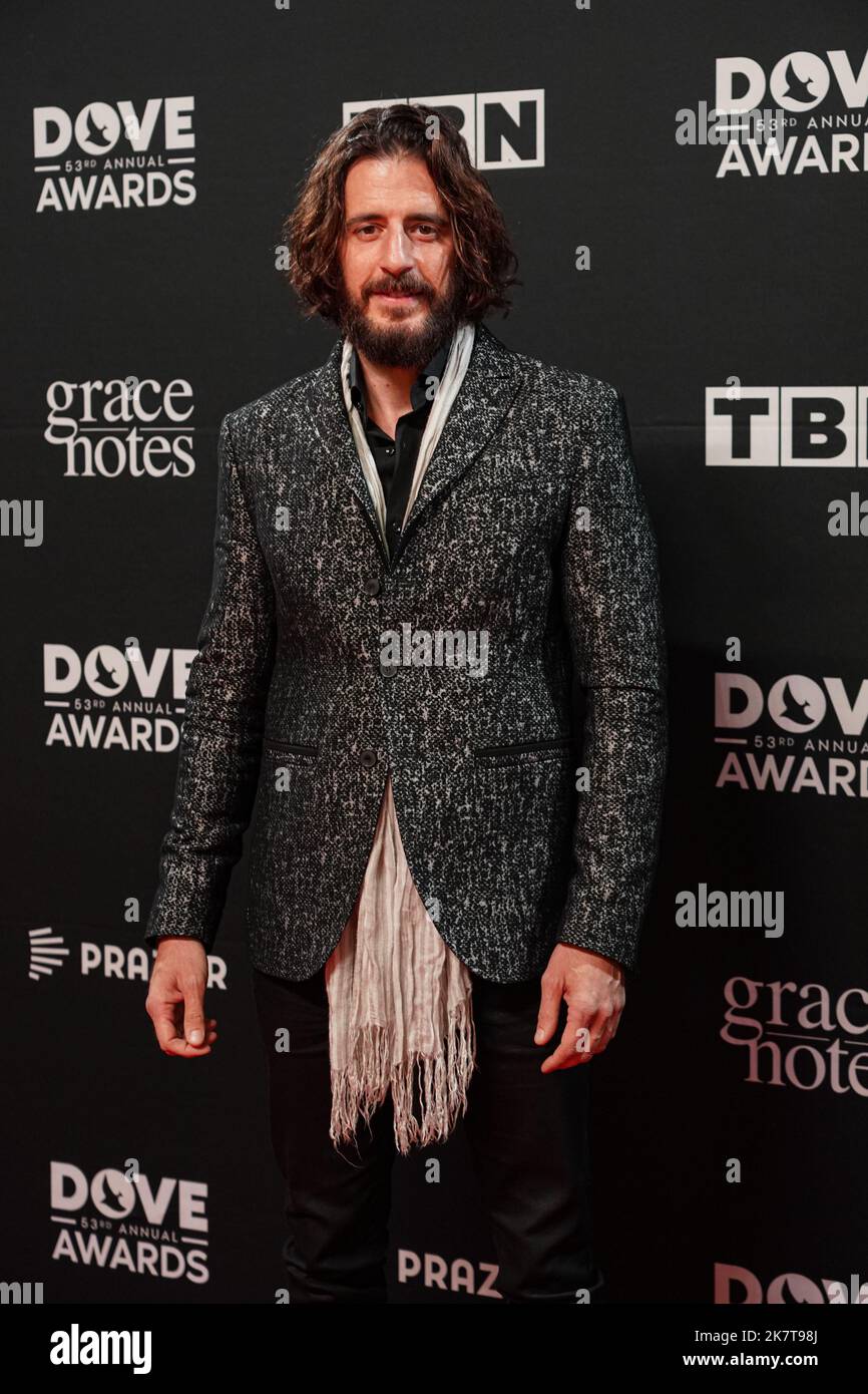 Nashville, Tennessee, USA, October 18, 2022. Actor Jonathan Roumie on ...