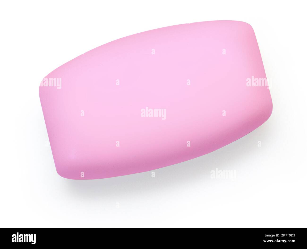 Pieces of soap isolated on a whitet background .with clipping path ...