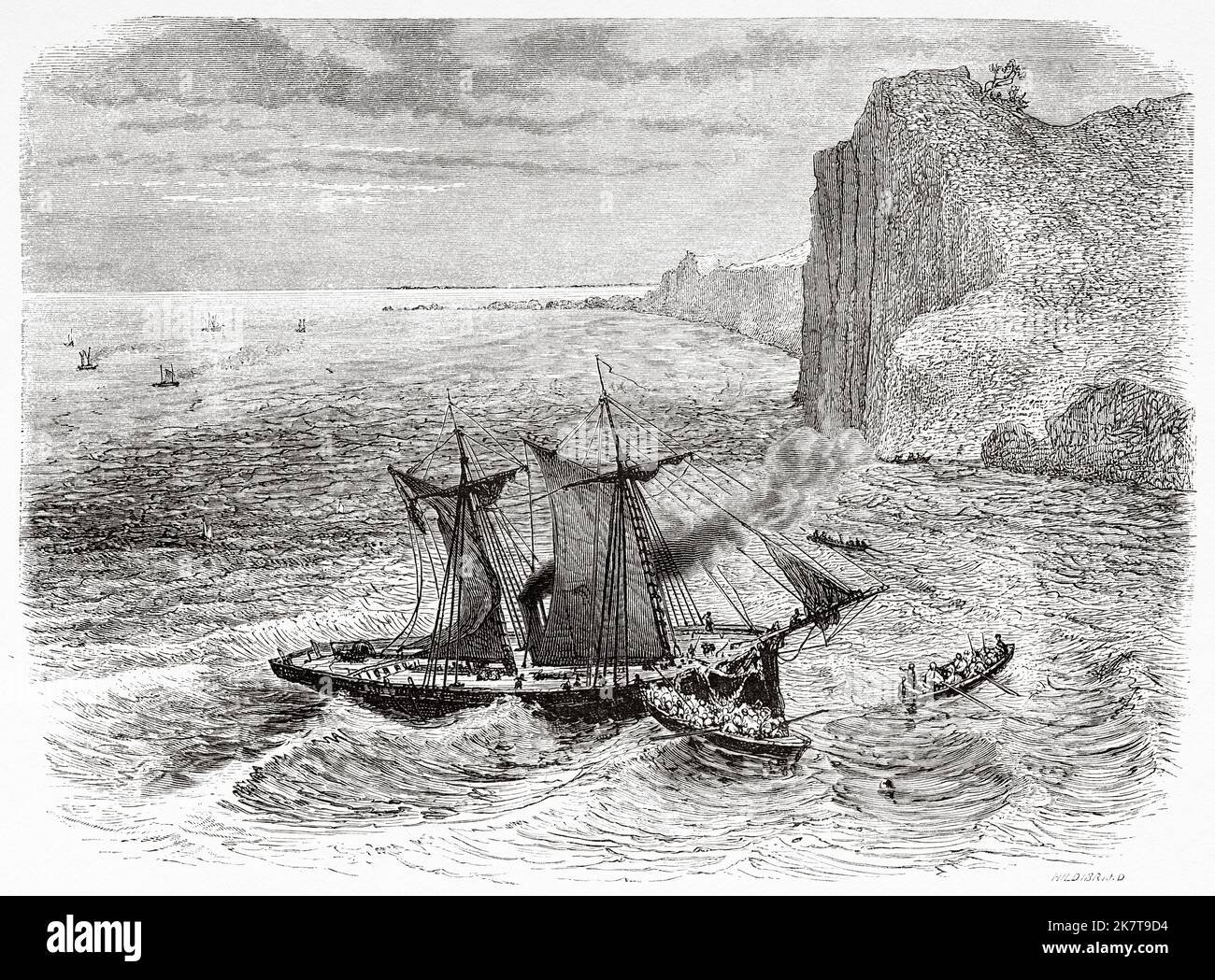 Wreckage of the Aschwelotte, Japan. An adventure in Japan by Eugene ...