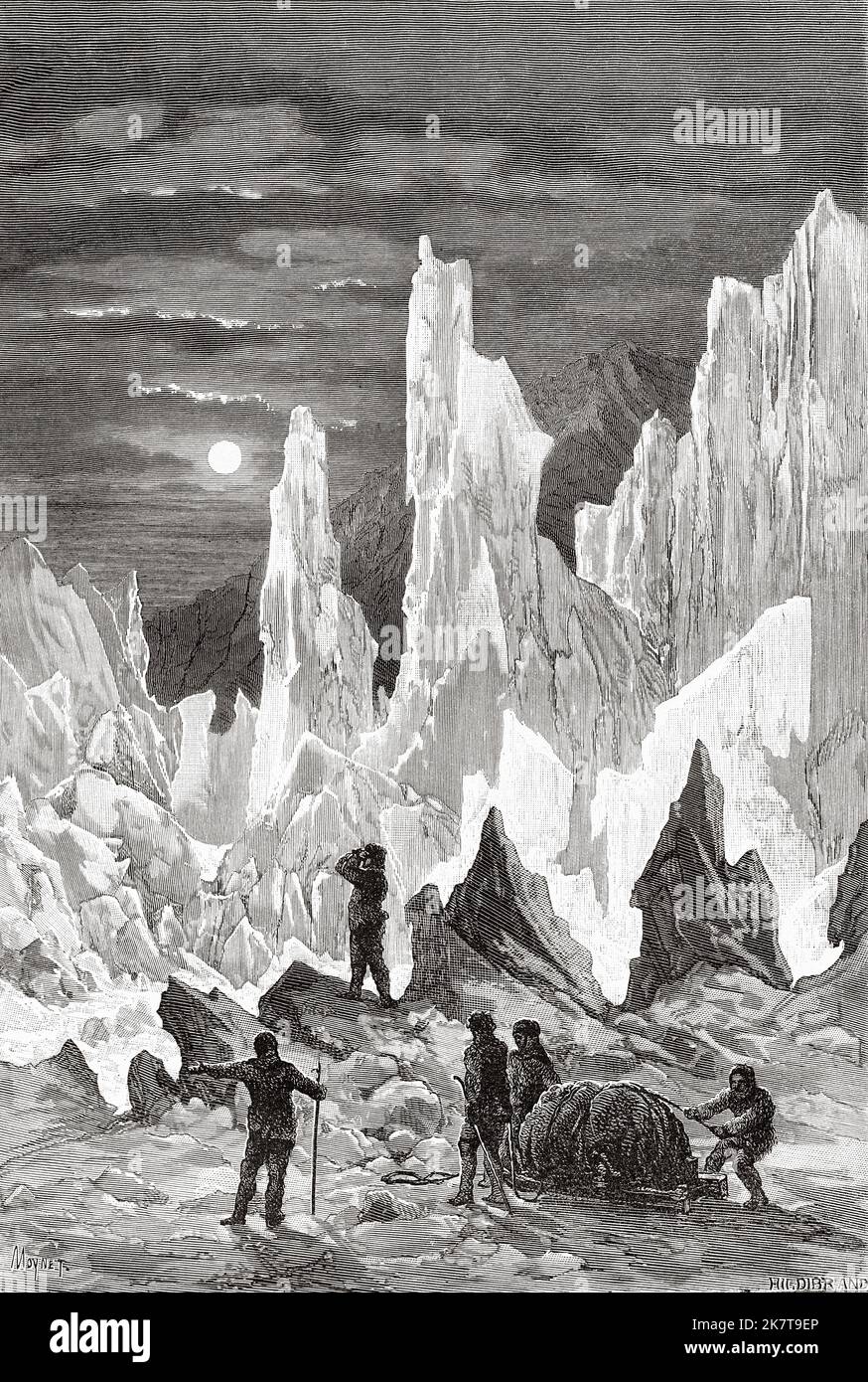 Maze of icebergs. Second German expedition to the North Pole with the ...
