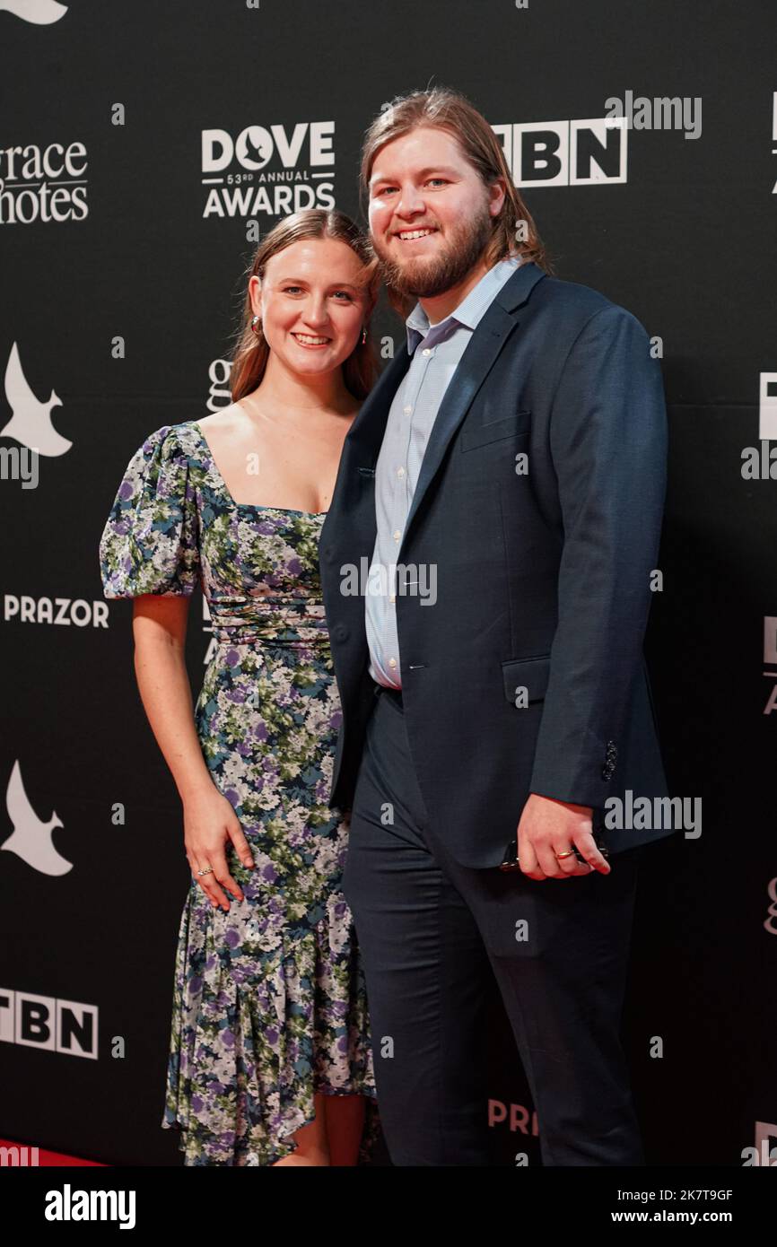 Nashville, Tennessee, USA, October 18, 2022. Mack Taylor and his wife ...
