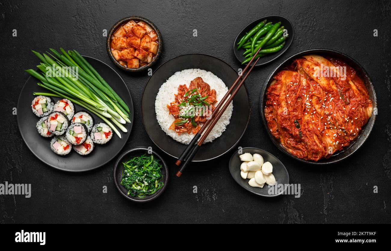 Korean appetizer kimchi from hi-res stock photography and images - Alamy