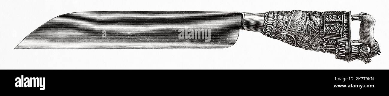 Typical and traditional villagers knife from Walcheren Island ...