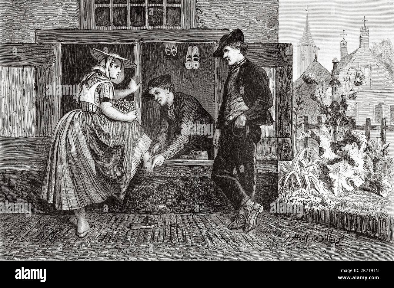 The cobbler in Zierikzee village, Netherlands, Europe. Trip to the ...