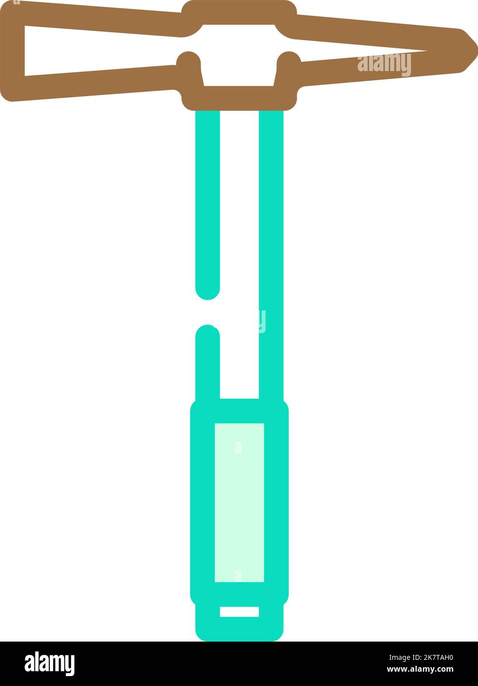 grub axe hatchet color icon vector illustration Stock Vector Image ...