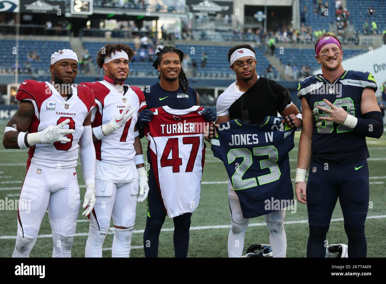October 16, 2022: Arizona Cardinals Budda Baker (3), Byron Murphy Jr ...