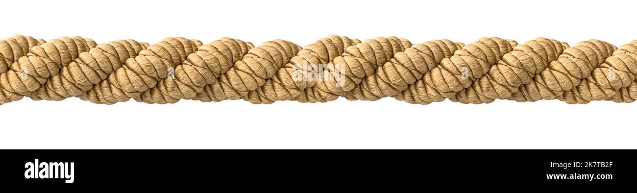 rope string on white background , close up Stock Photo - Alamy