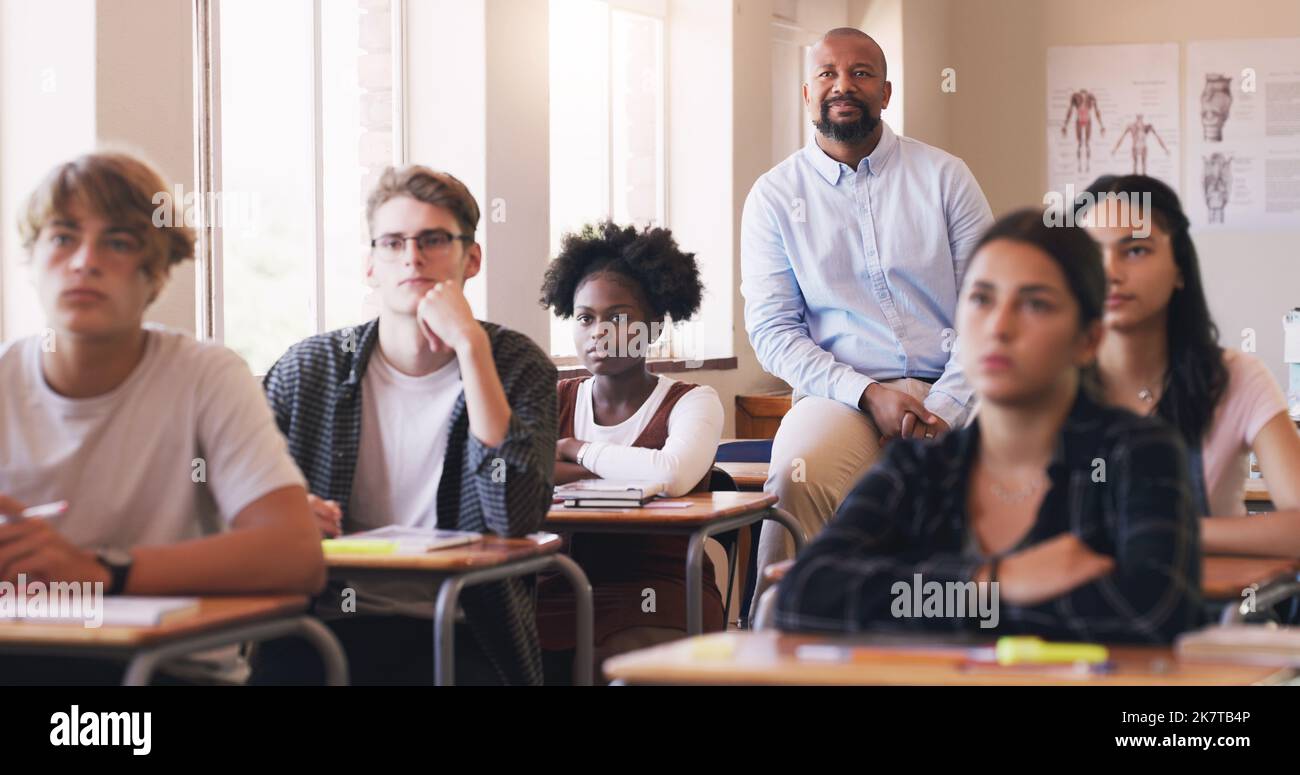 Stay focused, your future is counting on it. mature man teaching a ...