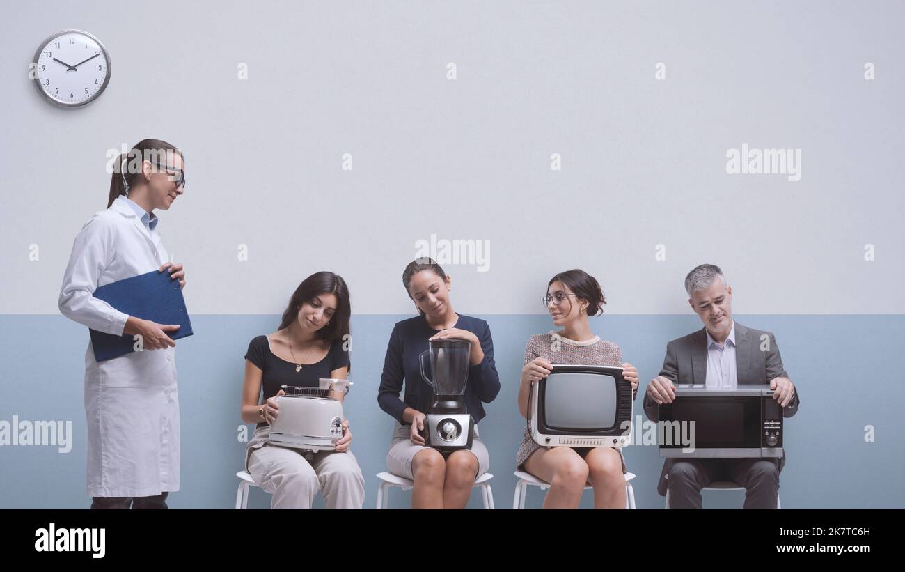 Doctor waiting room broken hi-res stock photography and images - Alamy