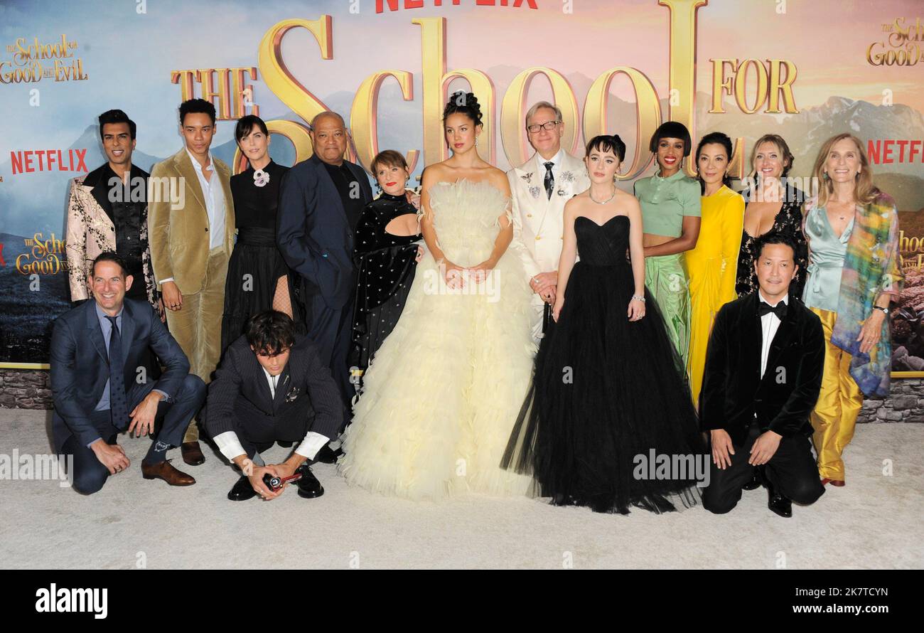 Los Angeles, CA. 18th Oct, 2022. Laurence Fishburne, Charlize Theron ...