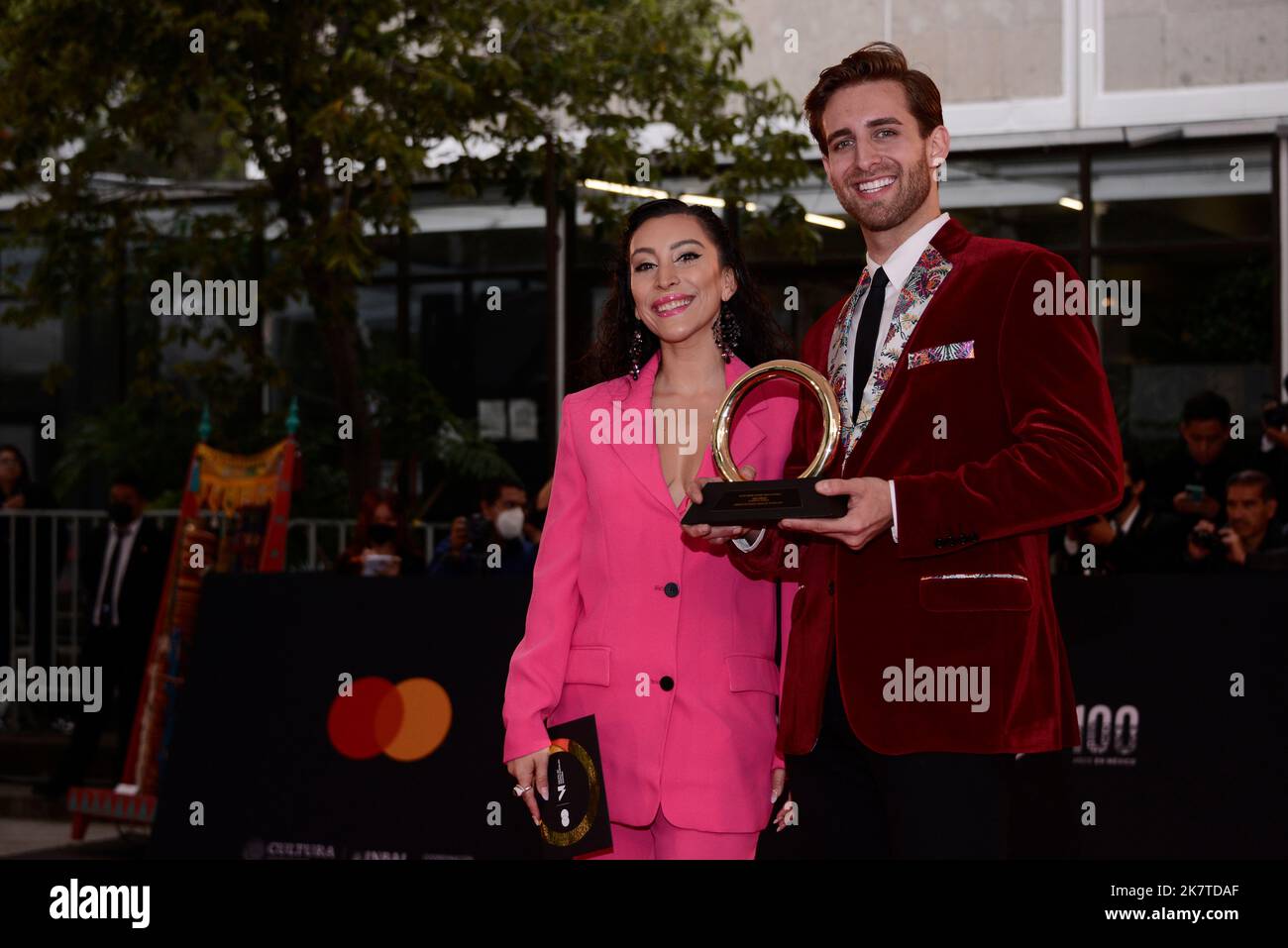 Mexico City, Mexico. 18th Oct, 2022. Stephanie Bernal, Javier Manente ...