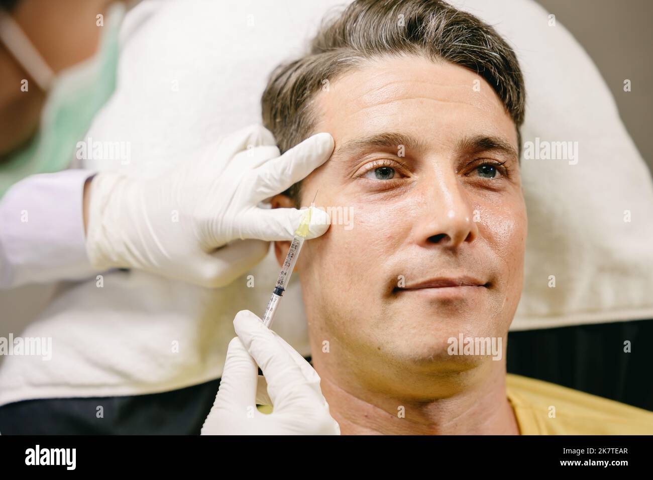 male facelift skin filler needle injection for at face in cosmetic ...