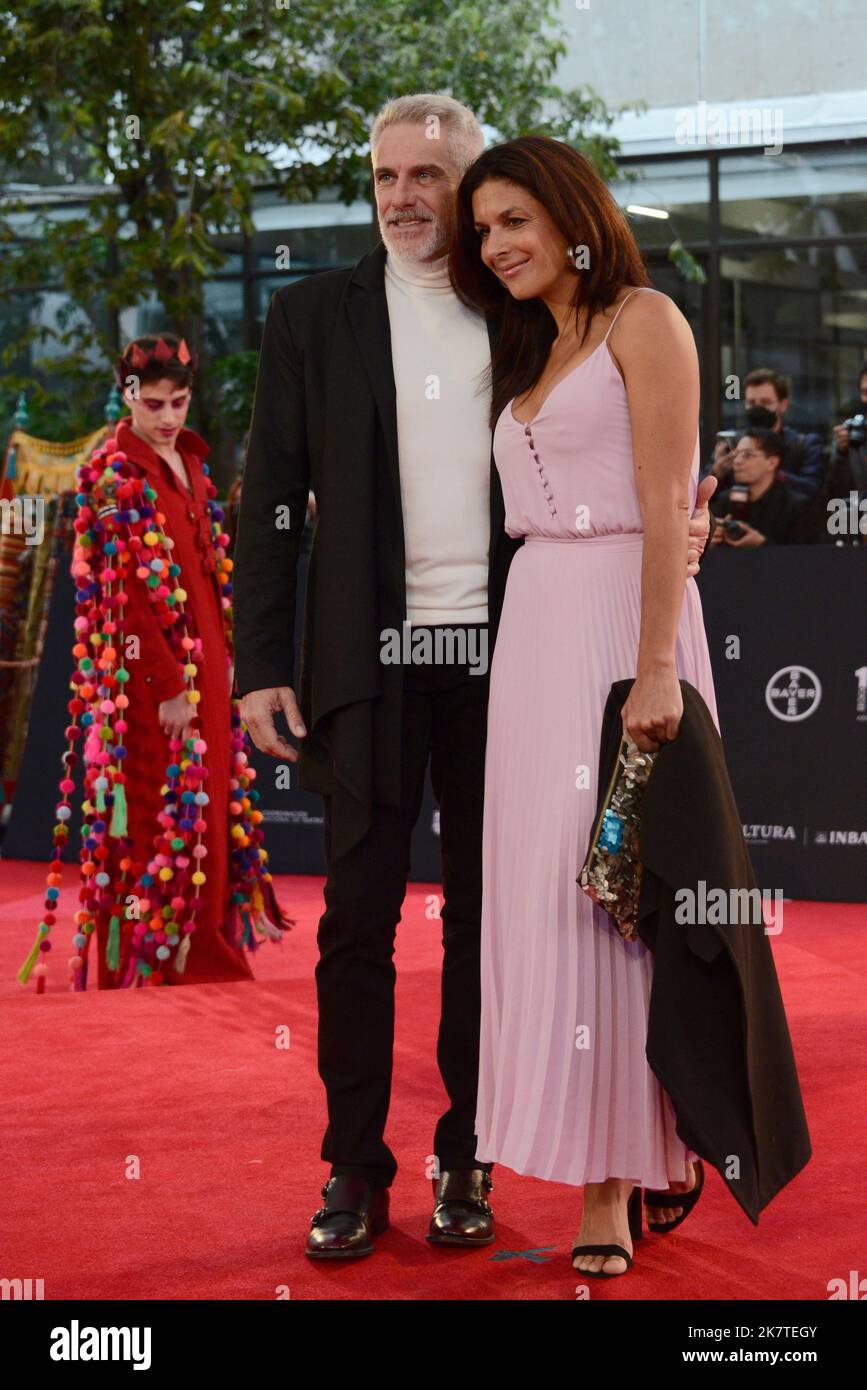 Mexico City, Mexico. 18th Oct, 2022. Lisardo Guarinos, Lisset attend ...