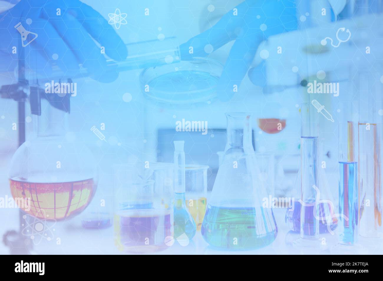 science chemical lap concept for banner background backdrop wallpaper ...