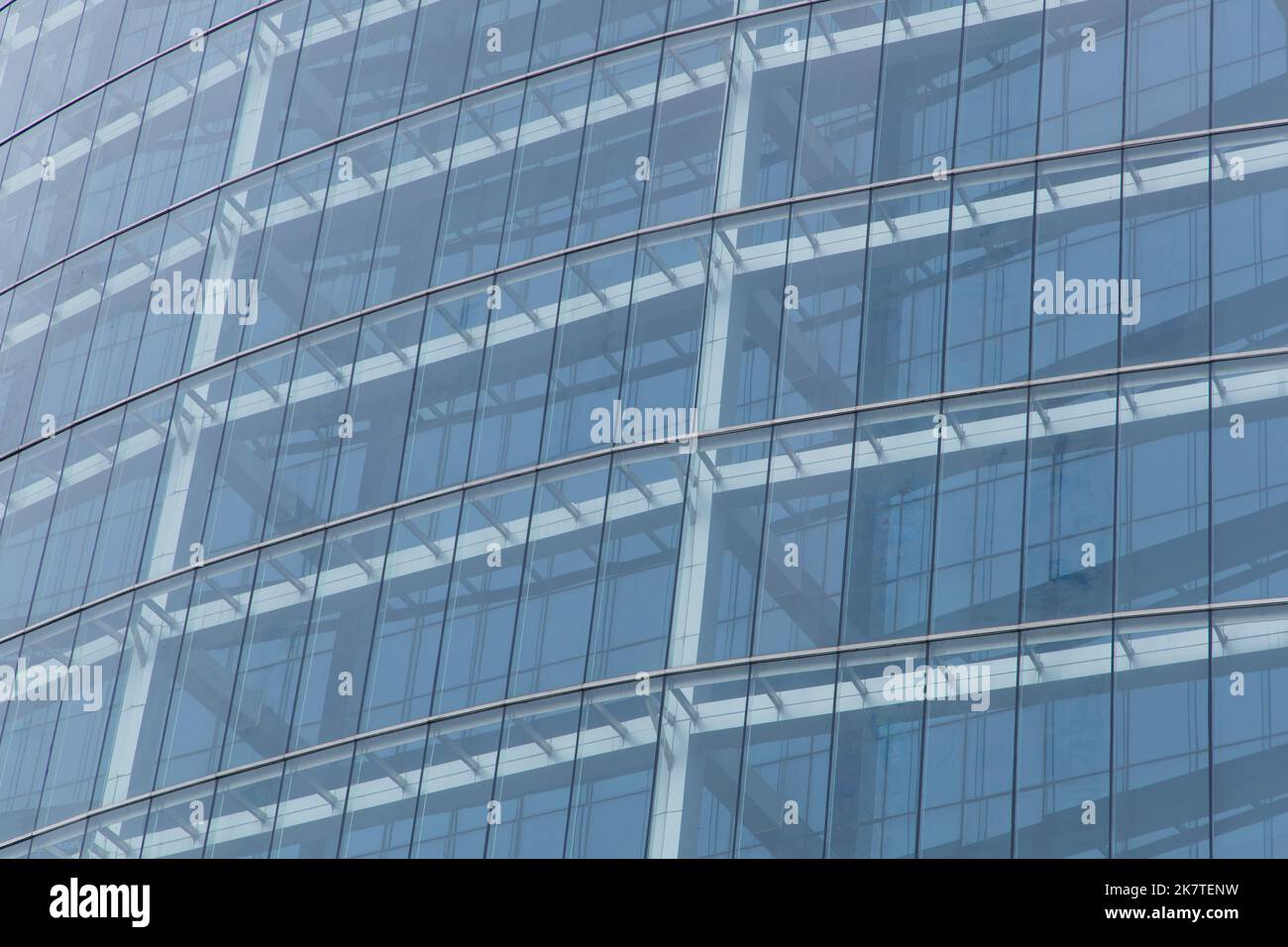 modern office building windows construction. skyscape business window ...
