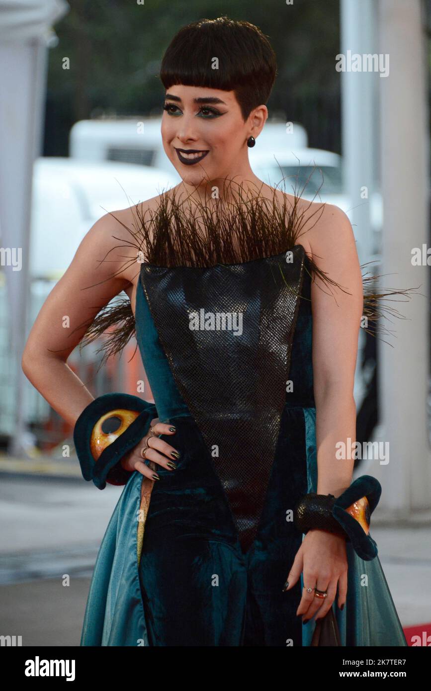 Mexico City, Mexico. 18th Oct, 2022. Maria Elisa Gallegos attends the ...