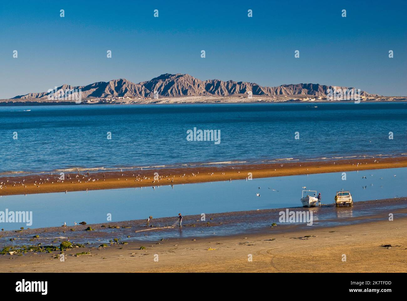 Bahia de San Felipe, view from Malecon in San Felipe, Baja California ...