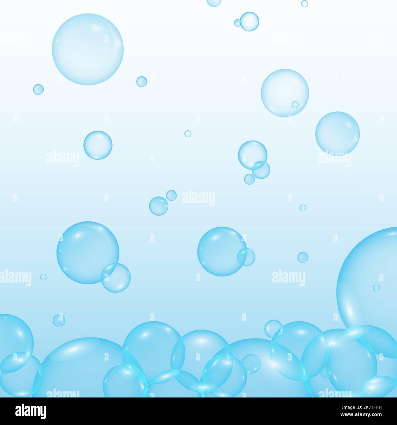 A set of colorful and colorful soap bubbles to create a design ...