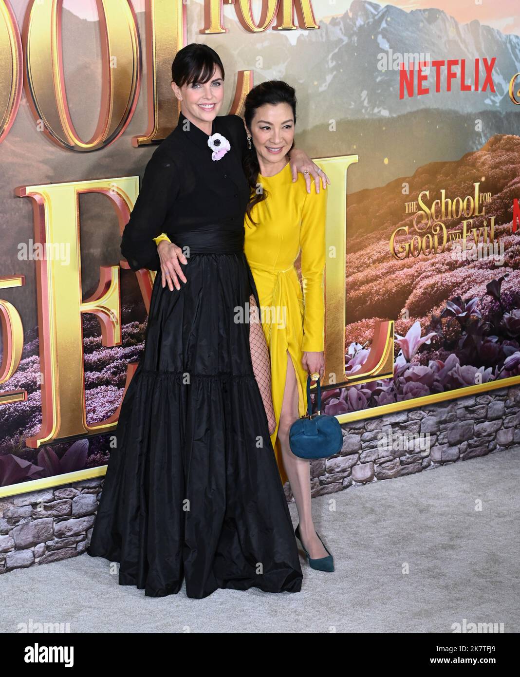 Los Angeles, USA. 18th Oct, 2022. Charlize Theron & Michelle Yeoh at ...