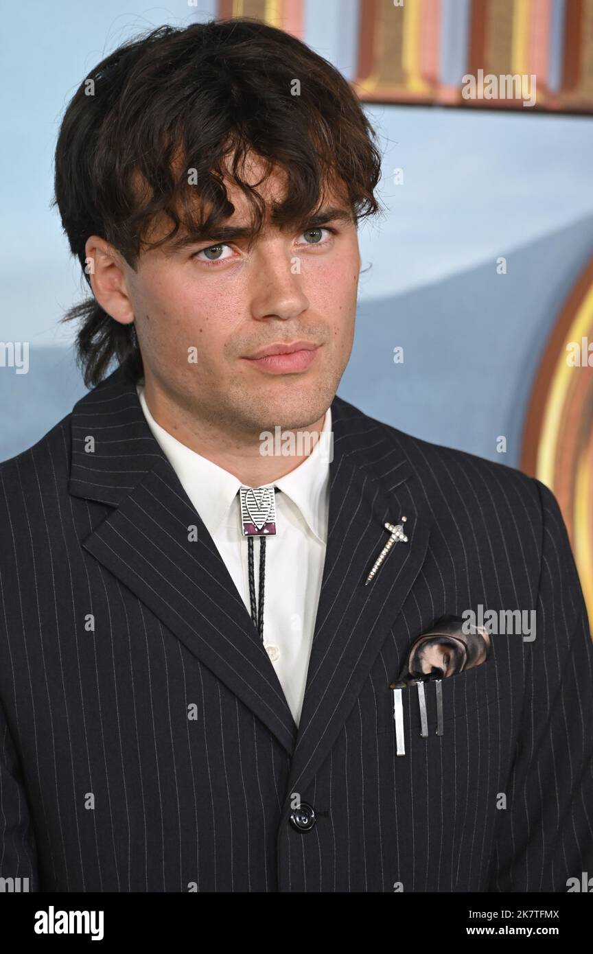 Los Angeles, USA. 18th Oct, 2022. Jamie Flatters at the premiere for ...