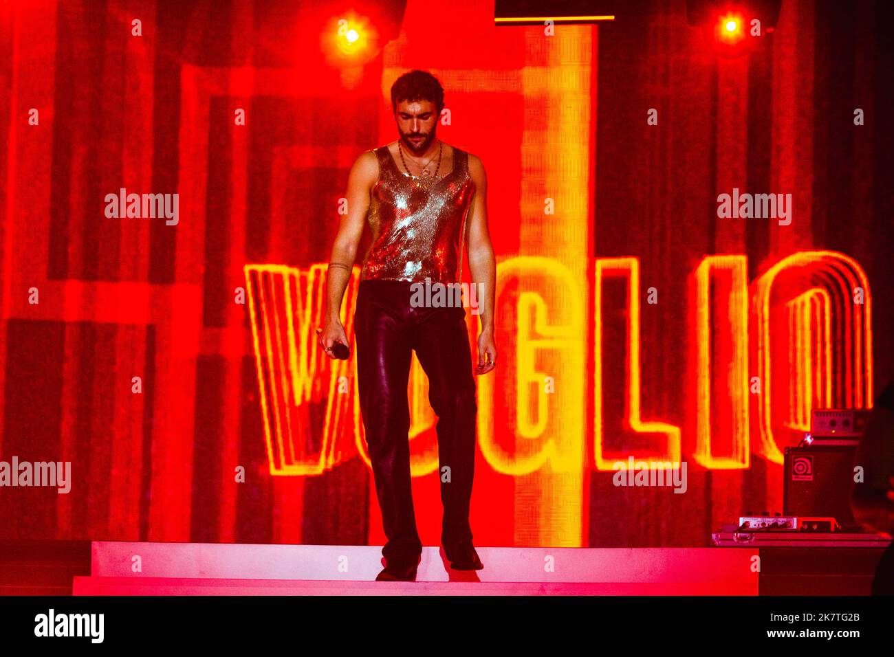 Nelson Mandela Forum, Florence, Italy, October 18, 2022, Marco Mengoni ...