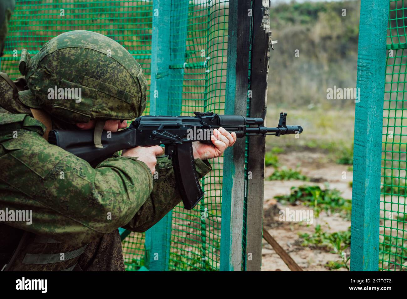 Tatarstan, Russia. October 10, 2022. Mobilized Russian soldiers undergo ...