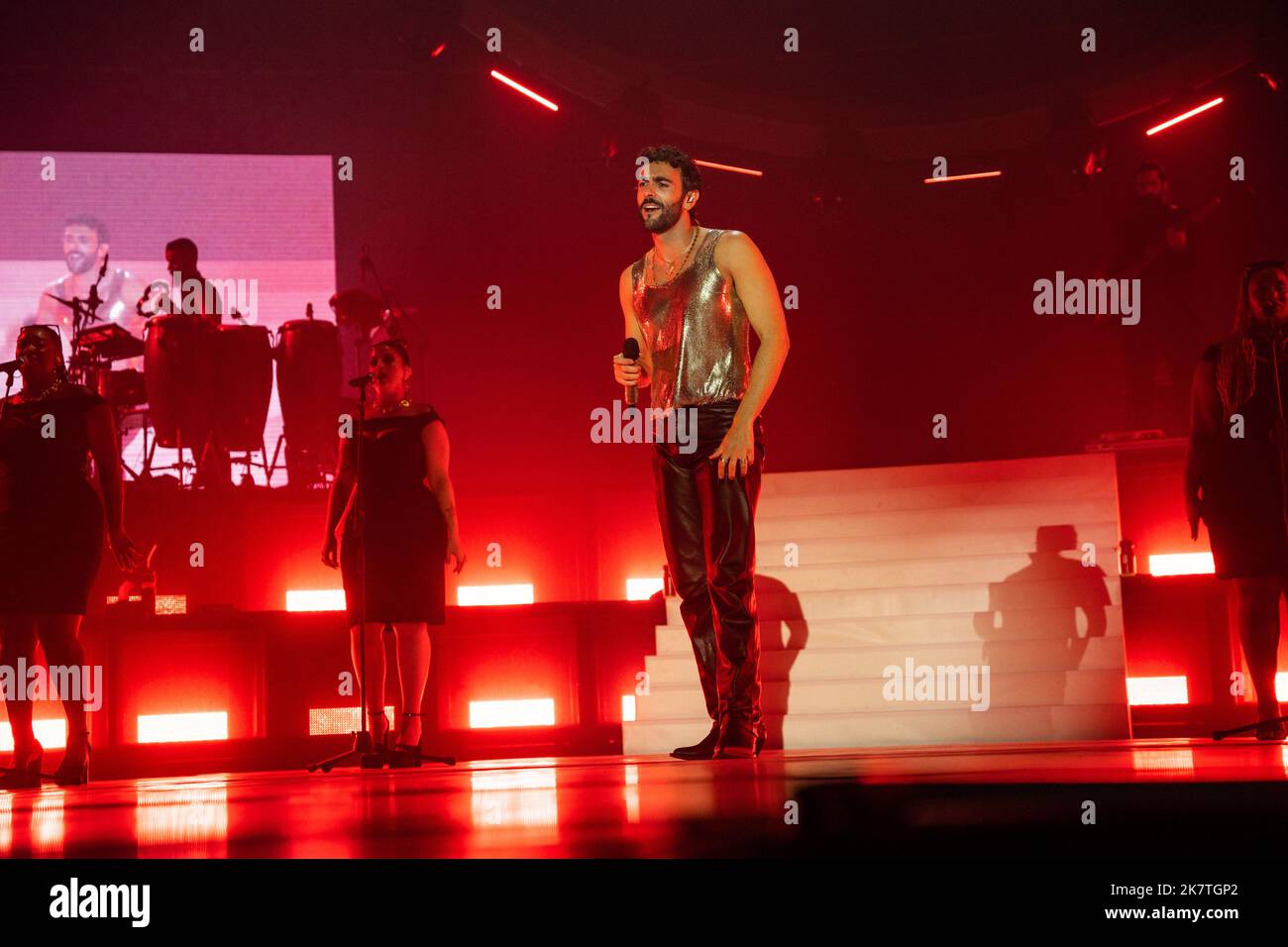 Nelson Mandela Forum, Florence, Italy, October 18, 2022, Marco Mengoni ...