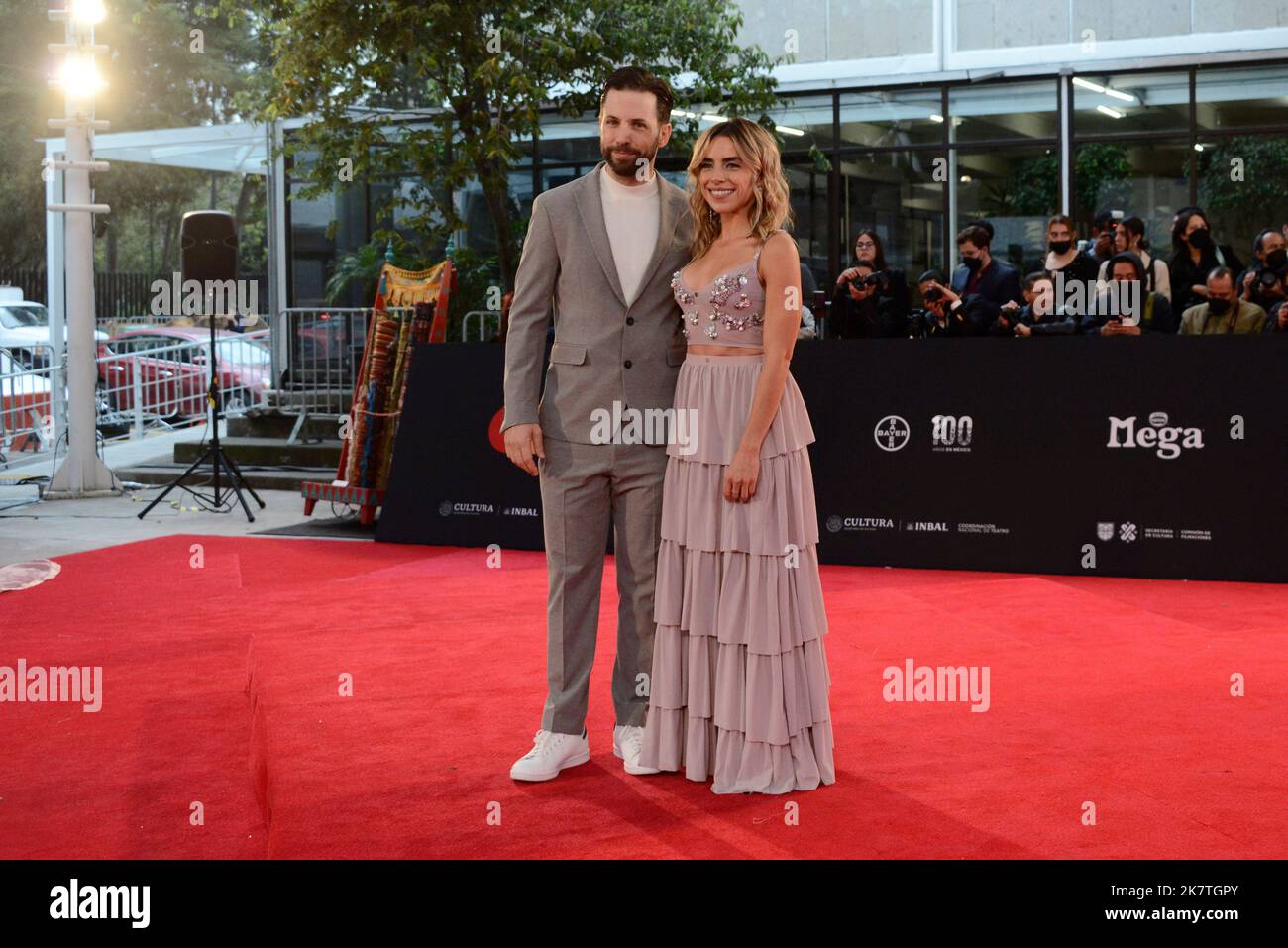 Mexico City, Mexico. 18th Oct, 2022. Marcela Guirado, Luis Arrieta ...