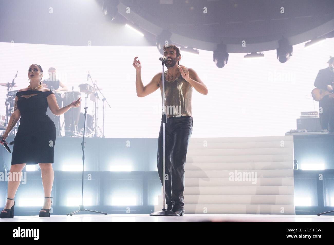 Nelson Mandela Forum, Florence, Italy, October 18, 2022, Marco Mengoni ...