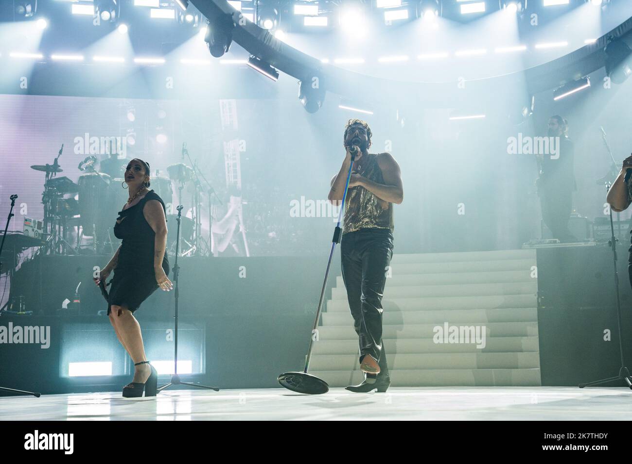 Nelson Mandela Forum, Florence, Italy, October 18, 2022, Marco Mengoni ...