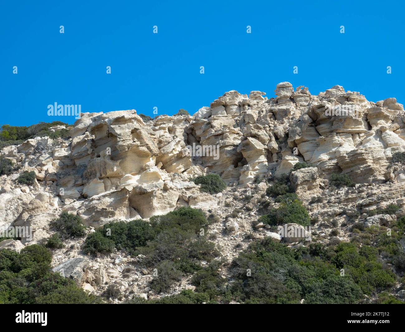 Spectacular panorama view of the bizarre rock formation on top of ...