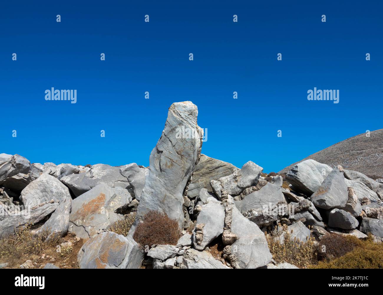 Spectacular panorama view of the bizarre rock formation on top of ...