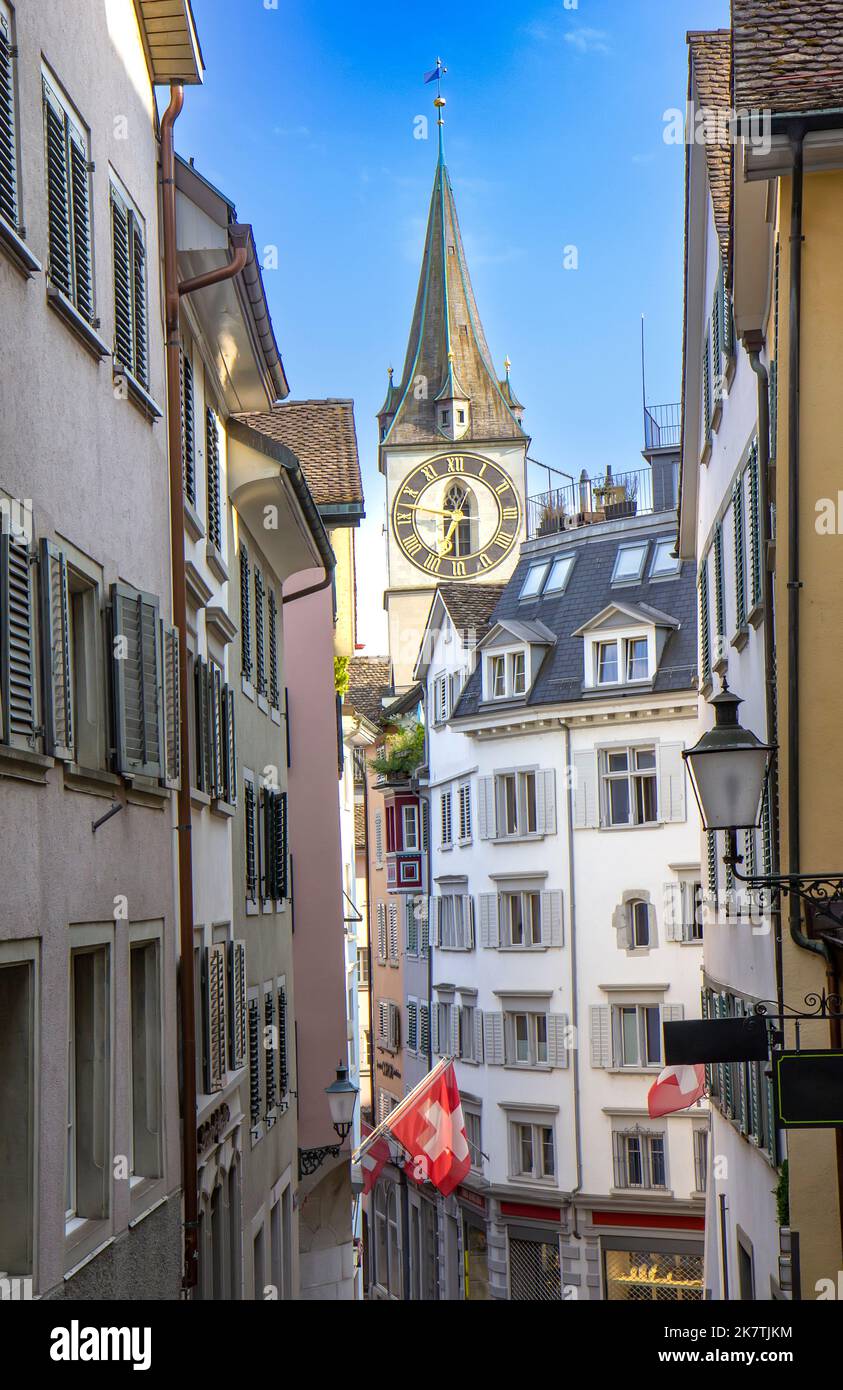 Colorful buildings in zurich hi-res stock photography and images - Alamy
