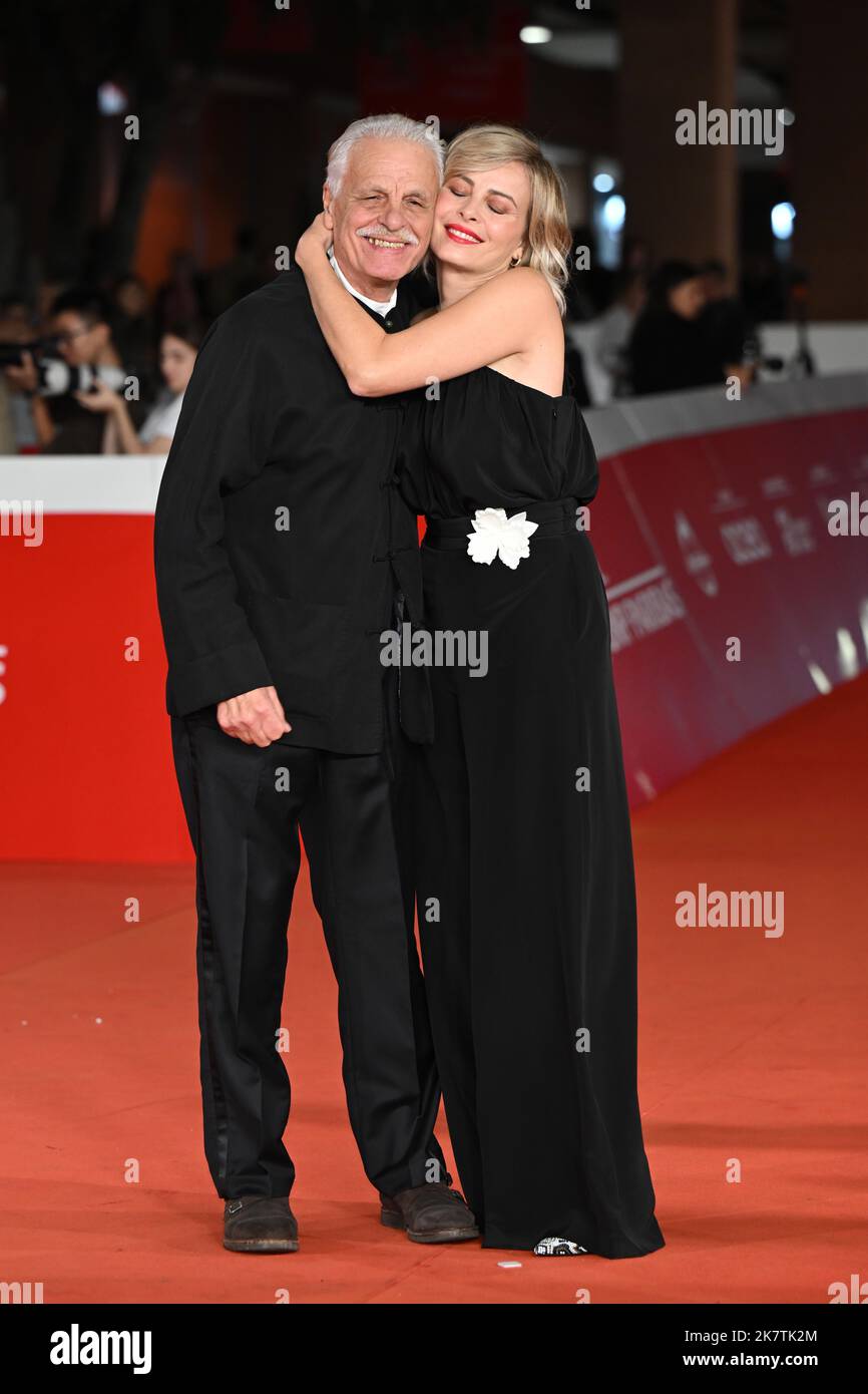 Michele Placido , Violante Placido 17th edition of Rome Film Fest Red ...