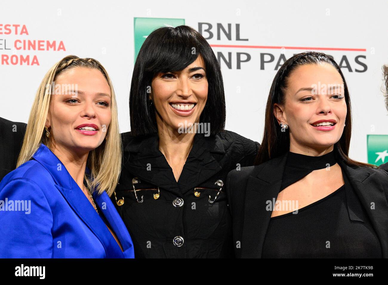 ROME, ITALY - OCTOBER 18: Giulia Provvedi Nina Zilli Silvia Provvedi ...