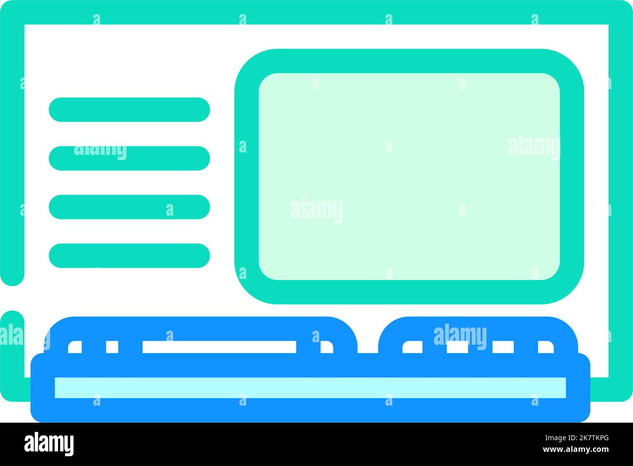 Retro computer ad Cut Out Stock Images & Pictures - Alamy