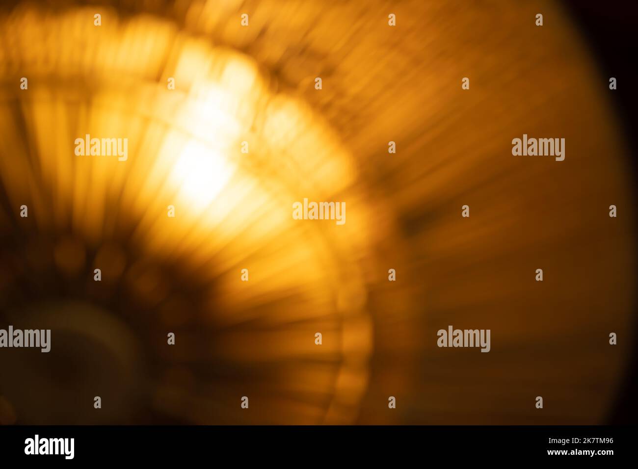 Abstract blur orange light - beam radius movement and explosion like a ...