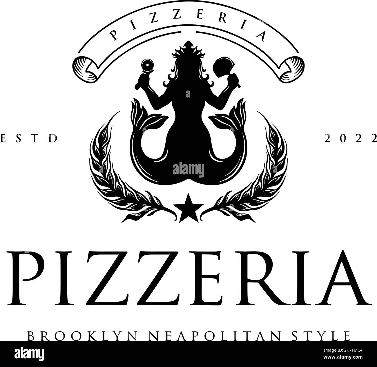 Restaurant stickers italy Stock Vector Images - Alamy