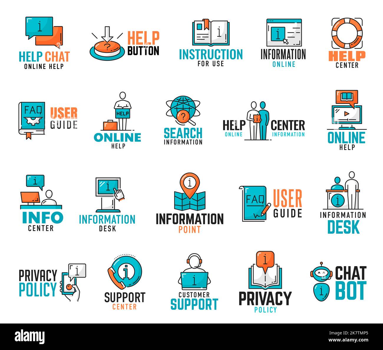 It help desk map Stock Vector Images - Alamy