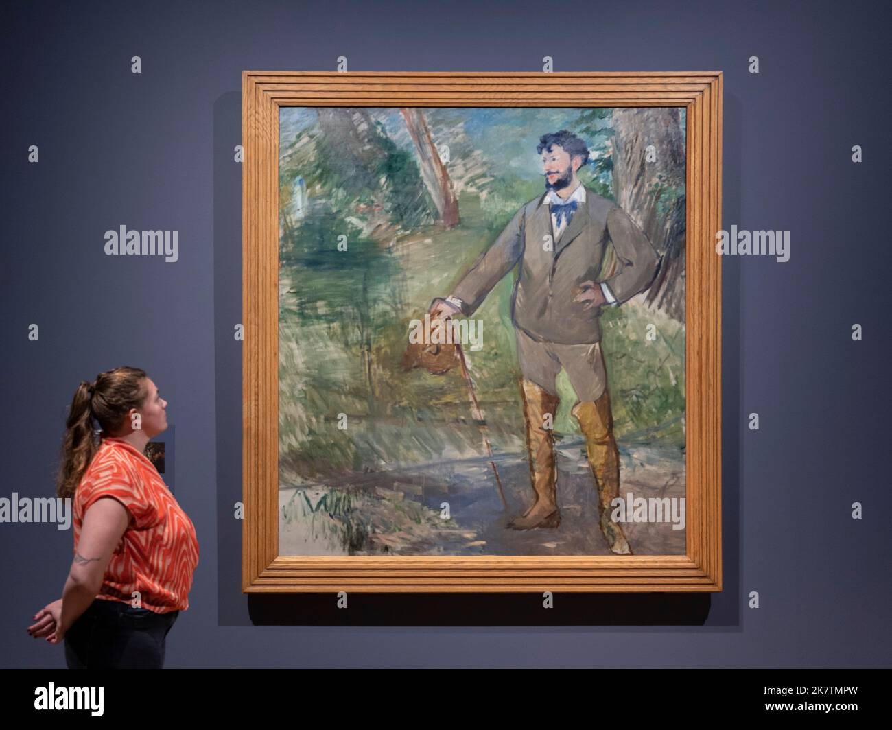 National Gallery, London, UK. 19 October 2022. Discover Manet & Eva ...