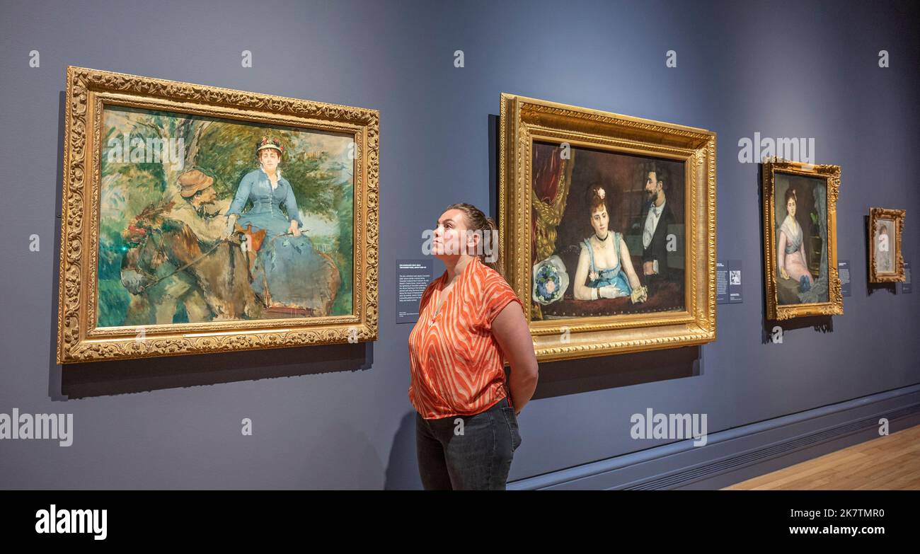 National Gallery, London, UK. 19 October 2022. Discover Manet & Eva ...