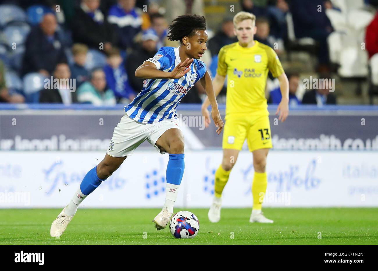 Huddersfield, England, 18th October 2022. Etienne Camara of Huddersfield Town in action during ...